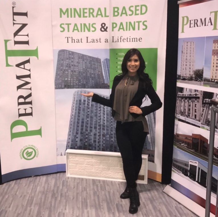 Toronto Trade Show Promo Model at IIDEX Canada