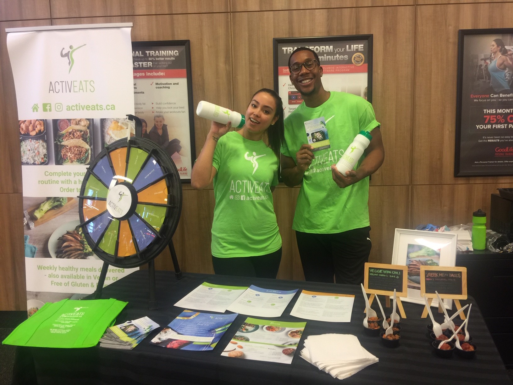 Healthy Food Delivery Service Promotion at GoodLife Events